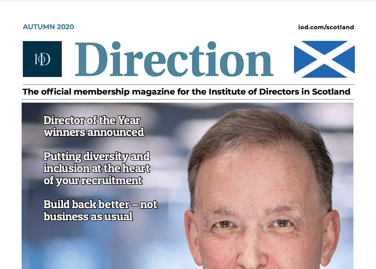 IoD Scotland autumn 2020 magazine | Region News | IoD